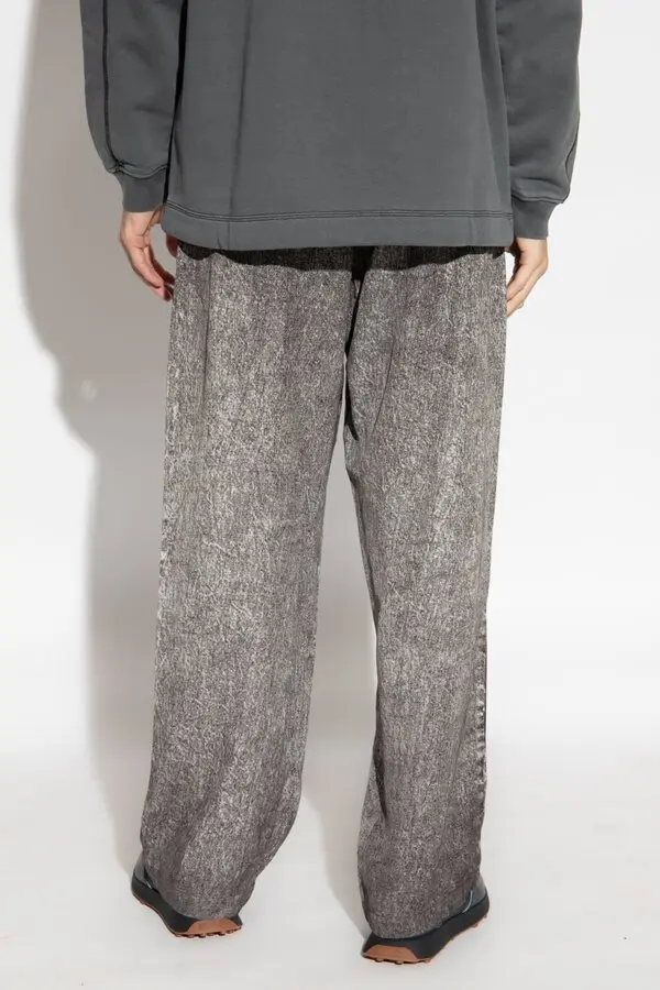 DIESEL® Faded Effect Straight-leg Pants