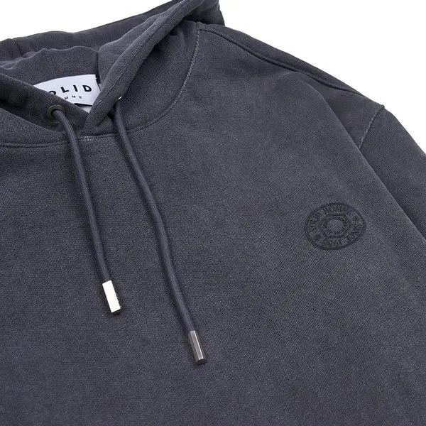 SOLID HOMME Hooded Long Sleeve Sweater