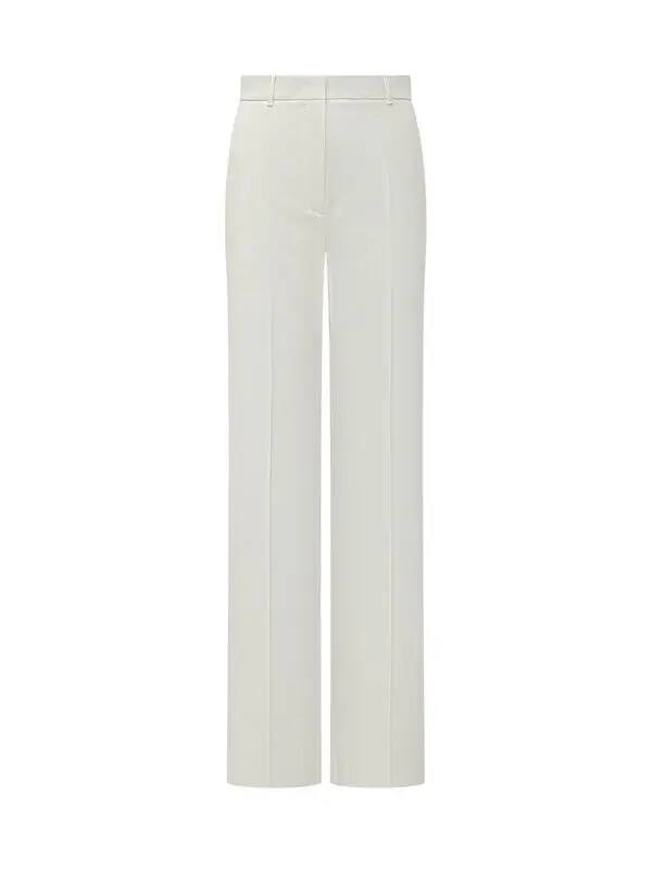 Max Mara Quasar Straight Leg Trousers - White