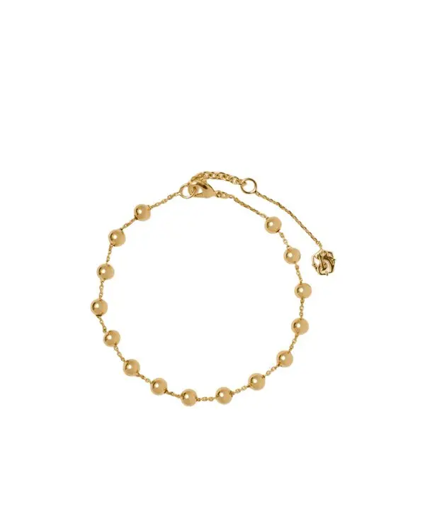 Burberry Chain Bracelet With Equestrian Knight Pendant - Golden