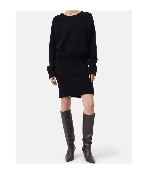 Closed Crew-neck Knit Midi Dress
