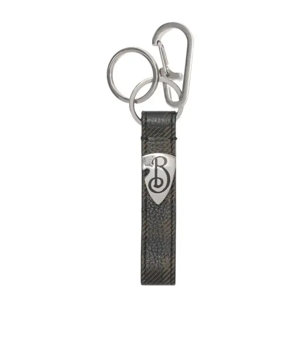 Burberry B-shield Keyring - Slate