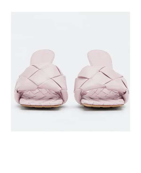 Bottega Veneta Knitted Leather Lido Mules