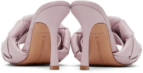 Bottega Veneta Knitted Leather Lido Mules
