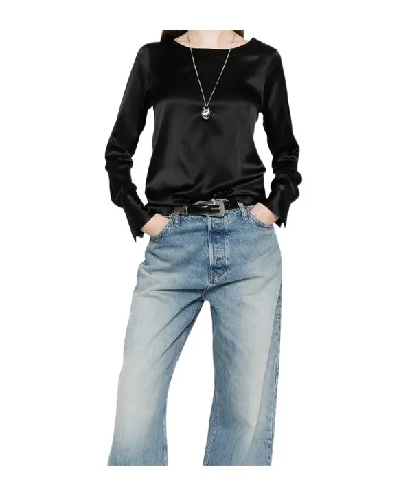 MAZZARELLI Angie Long-sleeve Top - Black
