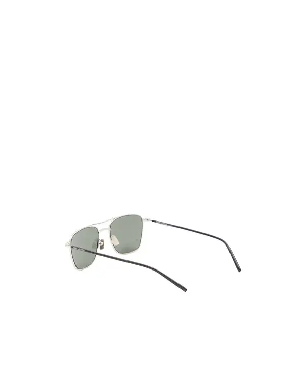 Saint Laurent Pilot Frame Sunglasses - Gray