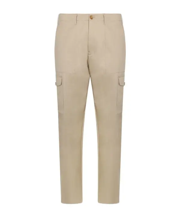 Etro Pegaso Embroidered Trousers - Nude