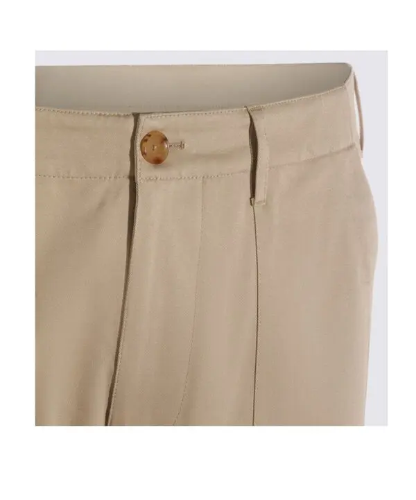 Etro Pegaso Embroidered Trousers - Nude