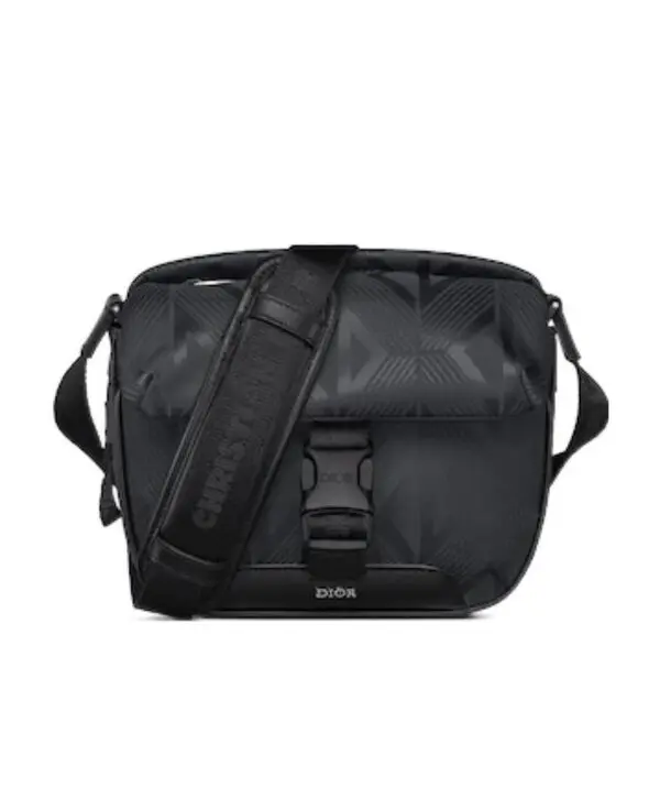 Dior Explorer Messenger Pouch - Black
