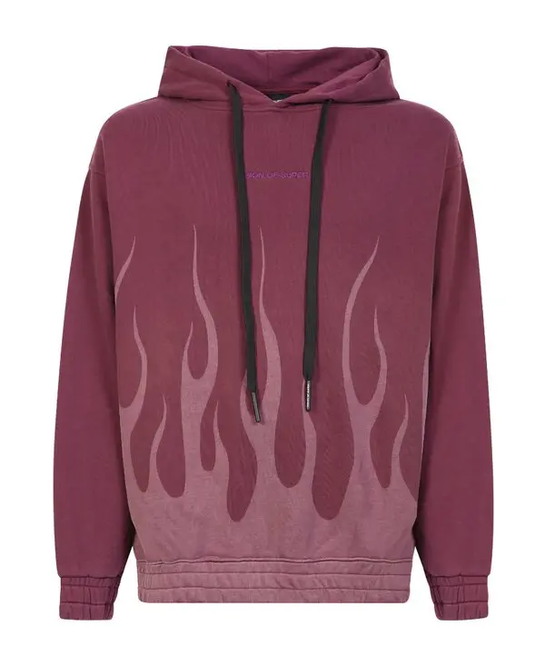 VISION OF SUPER Flame Printed Hoodie