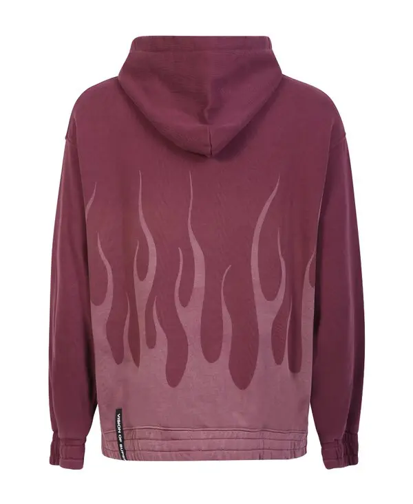 VISION OF SUPER Flame Printed Hoodie