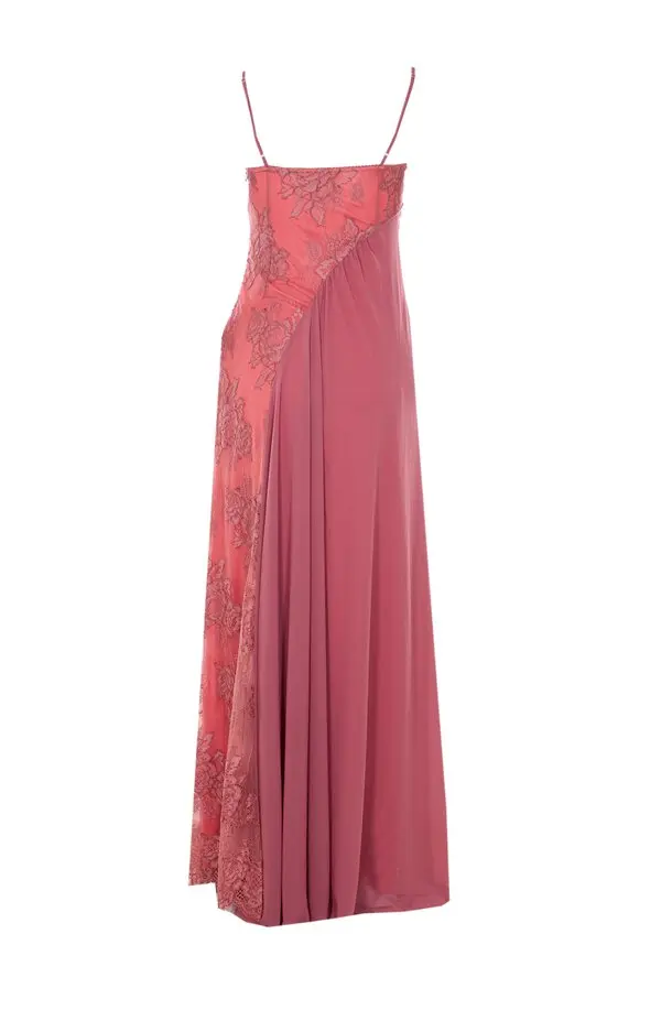 ANIYE BY Spaghetti Strap Lace Panel Maxi Dress
