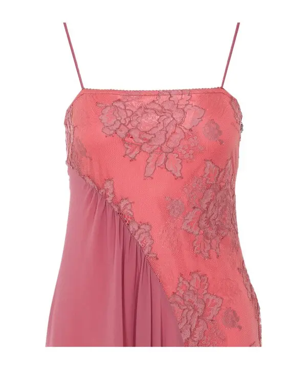ANIYE BY Spaghetti Strap Lace Panel Maxi Dress
