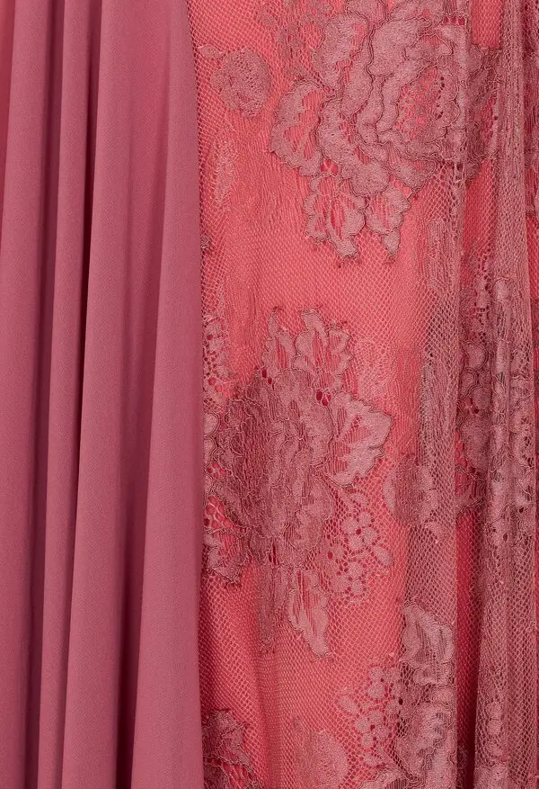ANIYE BY Spaghetti Strap Lace Panel Maxi Dress