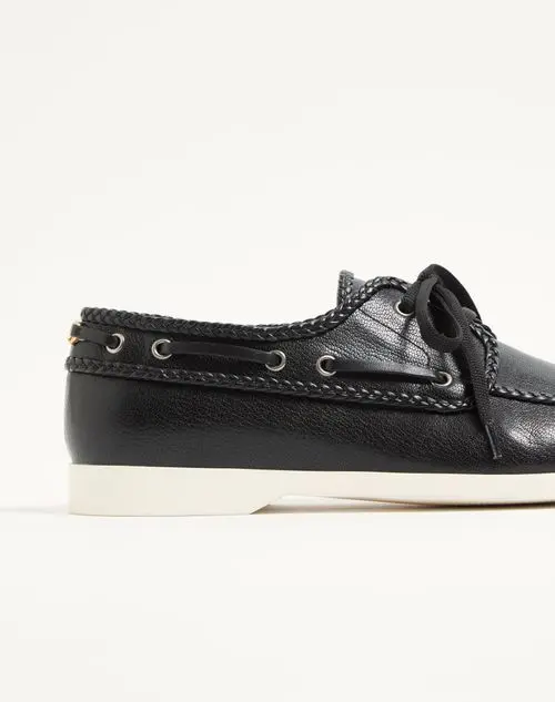 Valentino Garavani Palm Avenue Kidskin Boat Shoe