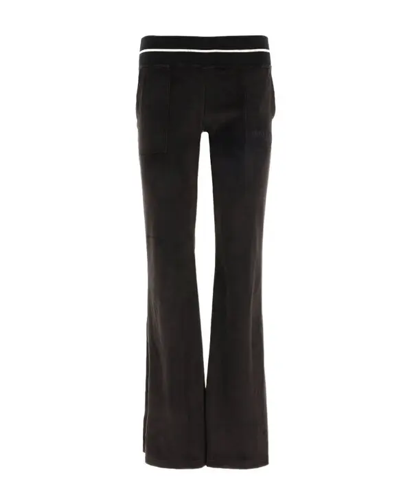 Palm Angels Flared Logo Trim Pants