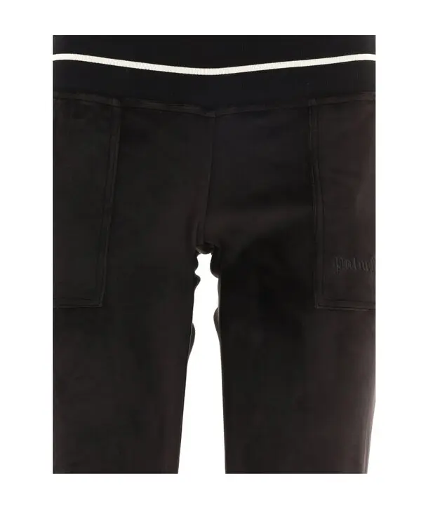Palm Angels Flared Logo Trim Pants