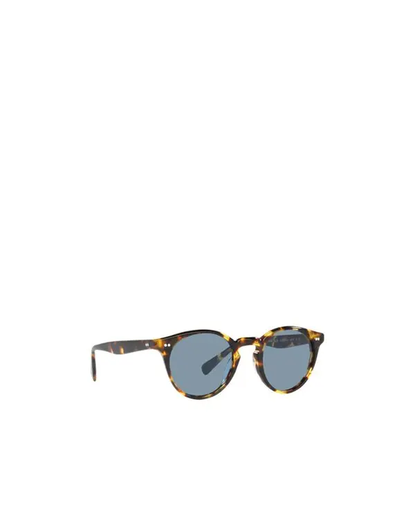 Oliver Spencer Romare Round-frame Sunglasses - Blue