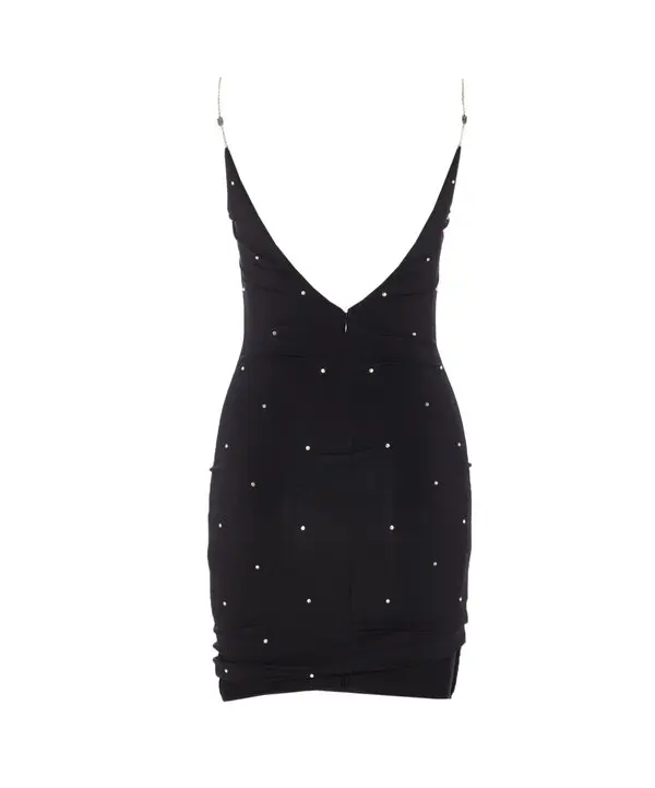 Amiri Embellished Strappy Mini Dress