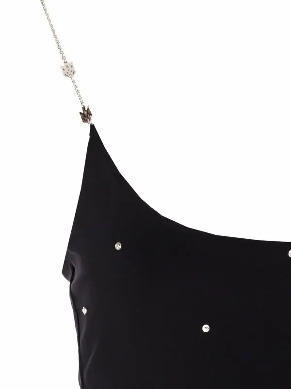 Amiri Embellished Strappy Mini Dress