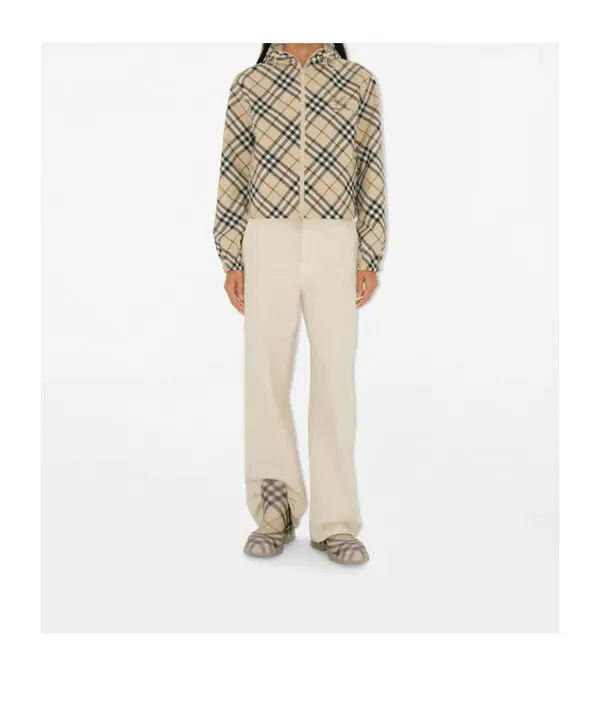 Burberry Checked Pull On Boots - Granule
