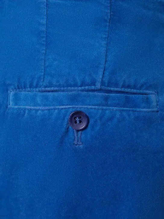 Aspesi Velvet High-waisted Casual Pants