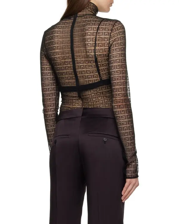 Givenchy 4g Motif Long-sleeved Bodysuit