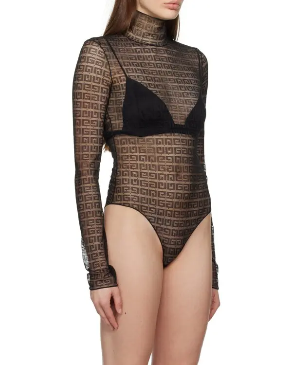 Givenchy 4g Motif Long-sleeved Bodysuit