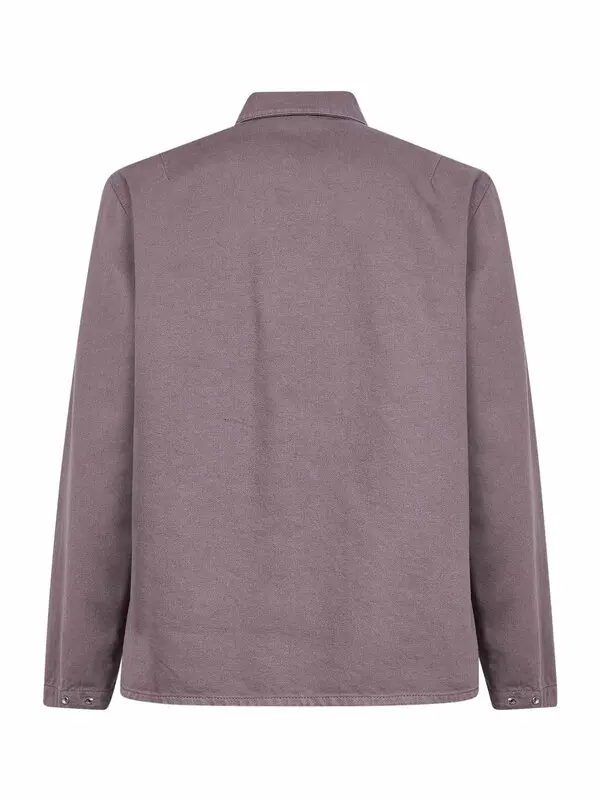 Stone Island Compass Patch Denim Overshirt