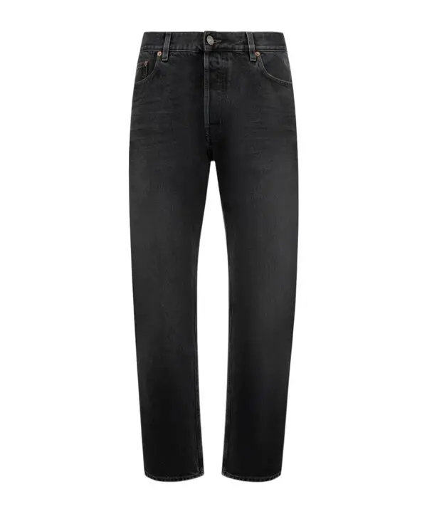 Saint Laurent Long Mick Jeans - Light Gray