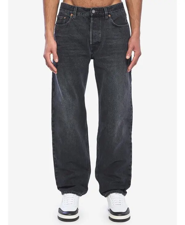 Saint Laurent Long Mick Jeans - Light Gray