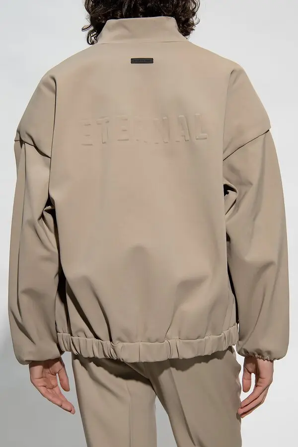 Fear Of God Zip-up Track Jacket - Nude