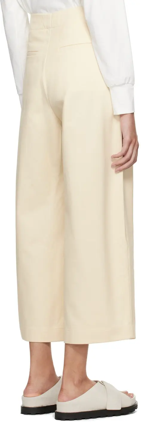 Studio Nicholson Dordoni High-waist Pleated Trousers - Nude