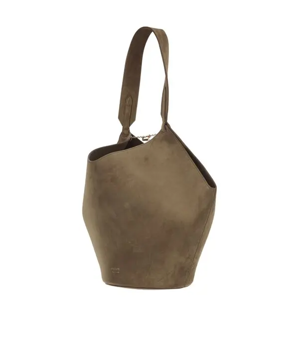 Khaite Lotus Small Tote Bag - Mud