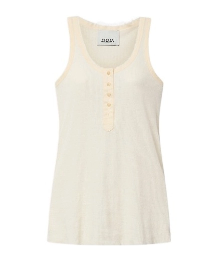 Isabel Marant Étoile Ribbed Tank Top - Off-white
