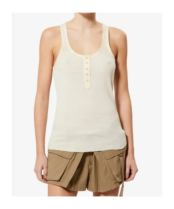 Isabel Marant Étoile Ribbed Tank Top - Off-white