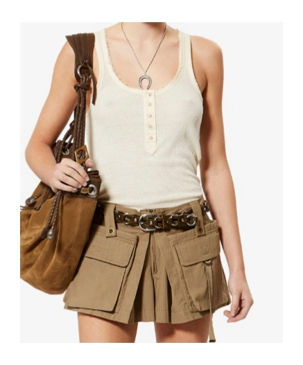 Isabel Marant Étoile Ribbed Tank Top - Off-white