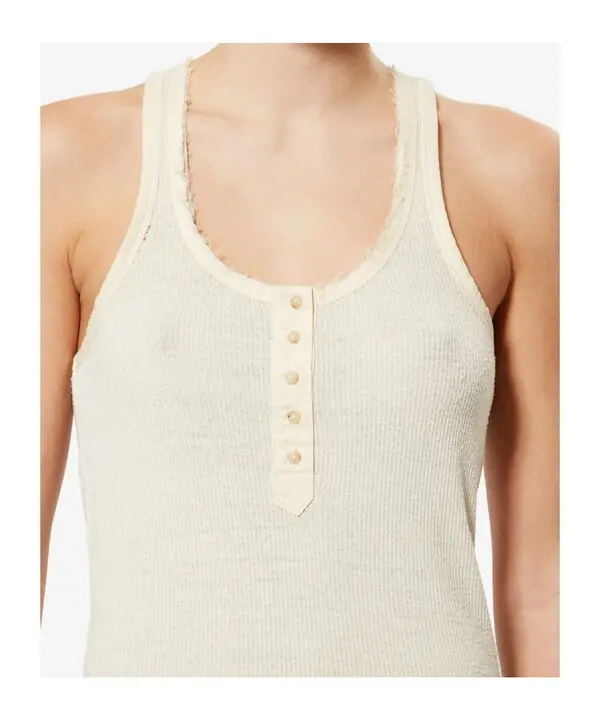 Isabel Marant Étoile Ribbed Tank Top - Off-white