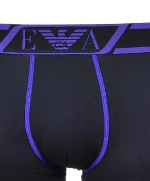 Emporio Armani Logo Waist Boxer Briefs - Black
