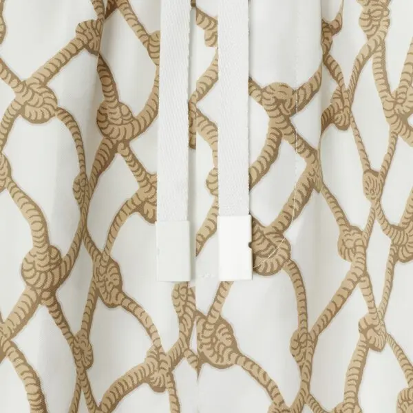 Burberry Knot Print Silk Trousers