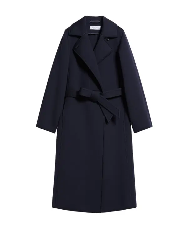 Max Mara Manuela Wool Coat - Dark Blue