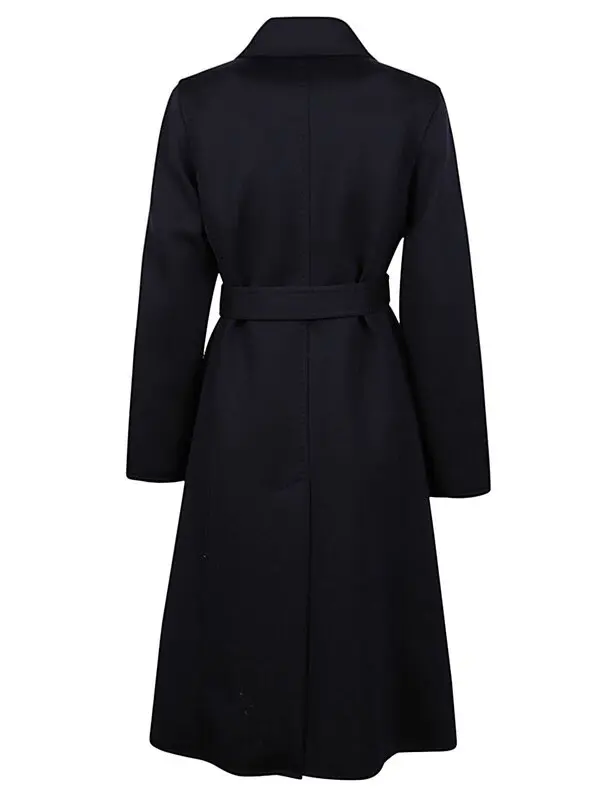 Max Mara Manuela Wool Coat - Dark Blue