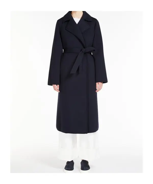 Max Mara Manuela Wool Coat - Dark Blue