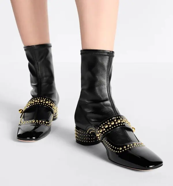 Dior Belle D Heeled Ankle Boots