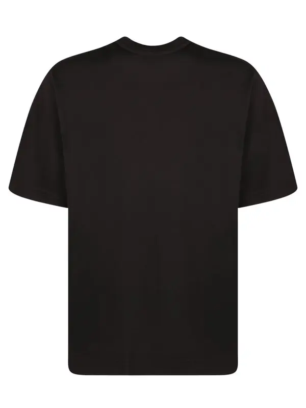 Dolce & Gabbana Dolce Gabbana Logo Patch Crewneck T-shirt - Black