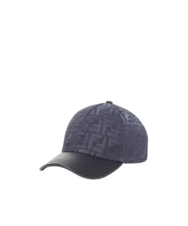 Fendi Ff Jacquard Baseball Cap - Blue