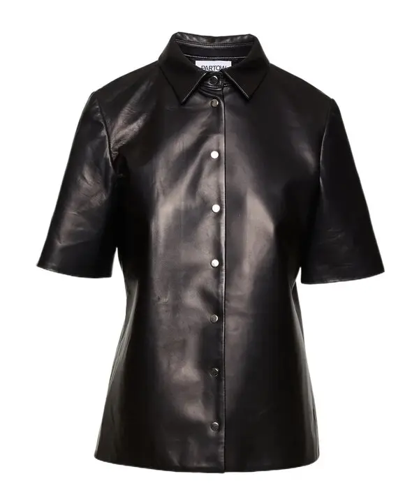 Partow Mel Leather Shirt
