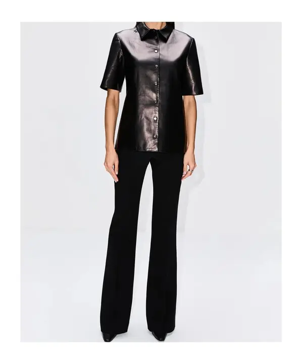 Partow Mel Leather Shirt