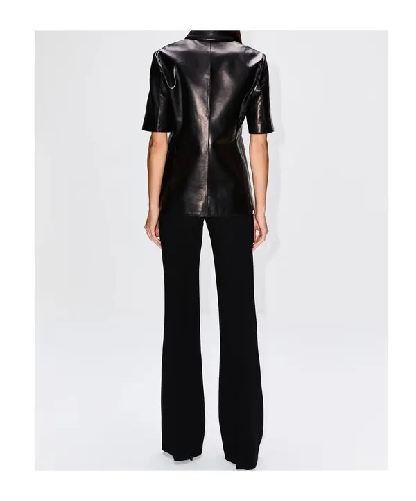 Partow Mel Leather Shirt