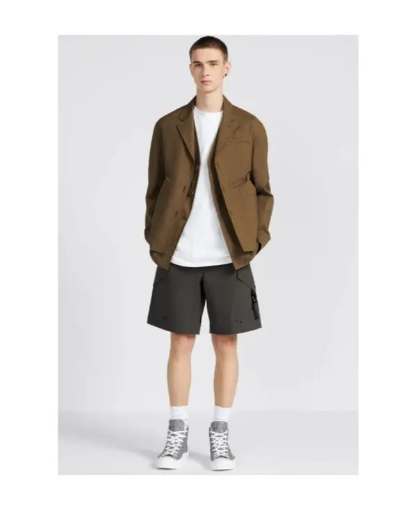 Dior Christian Single-breasted Blazer With Removable Vest